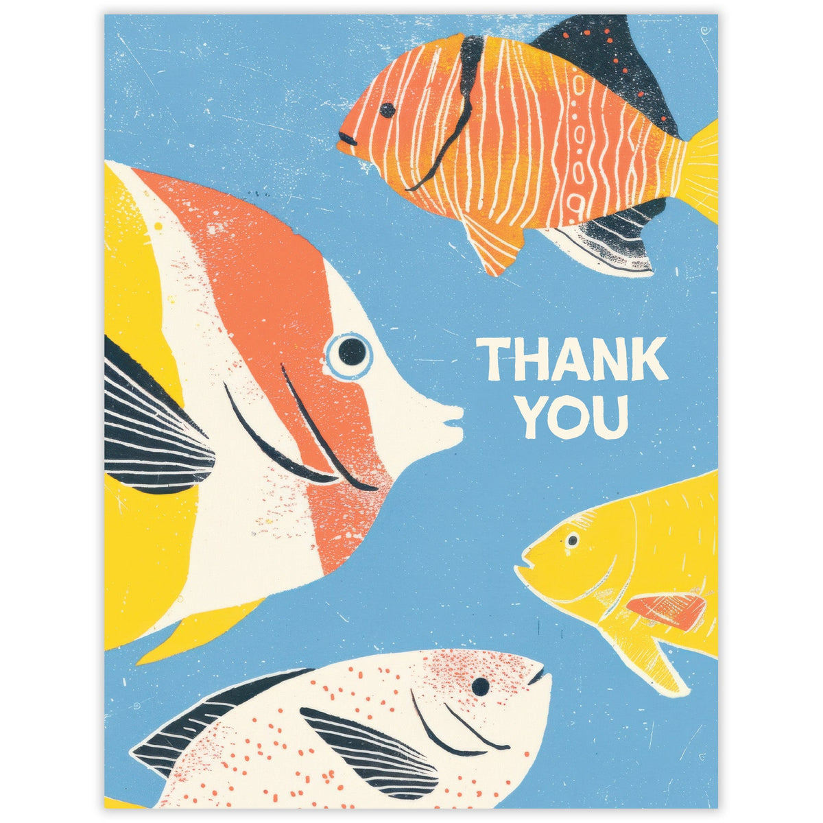 Tropical Fish Thank You Card – Scarecrow & Nut Tree